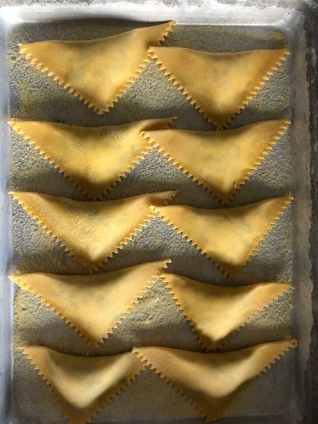 Pansotti with Walnut Pesto - Buongiorno Italians